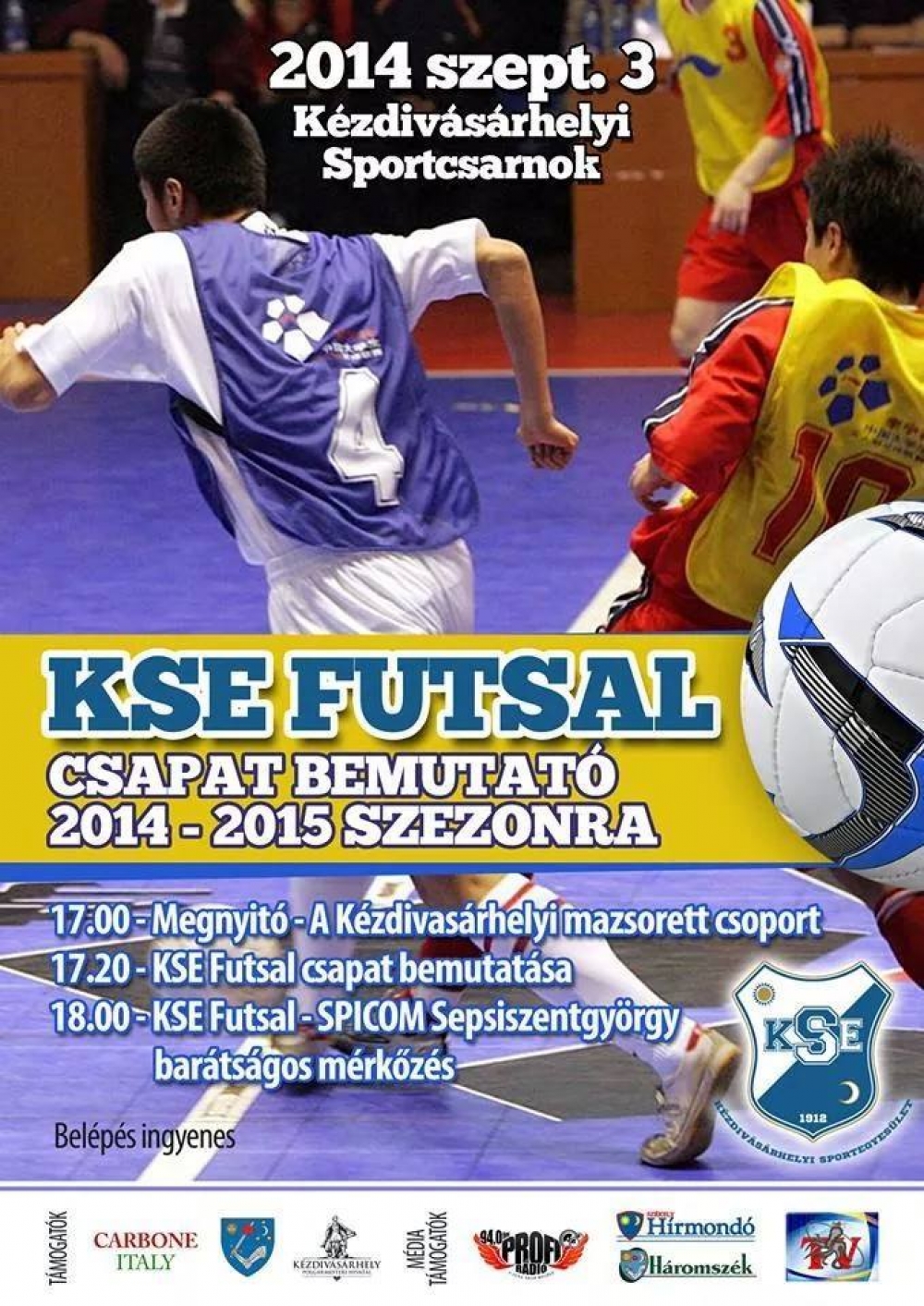 KSE Futsal csapatbemutató a közeledõ szezonra - KSE Futsal ...